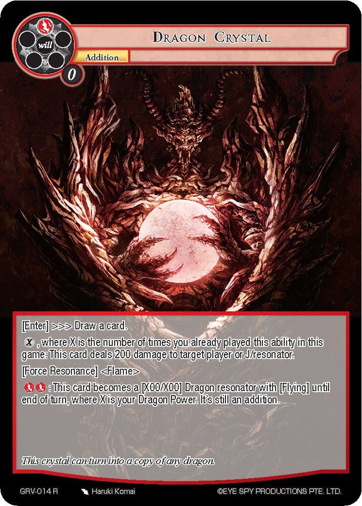 Dragon Crystal - Game of Gods: Revolution - Force of Will