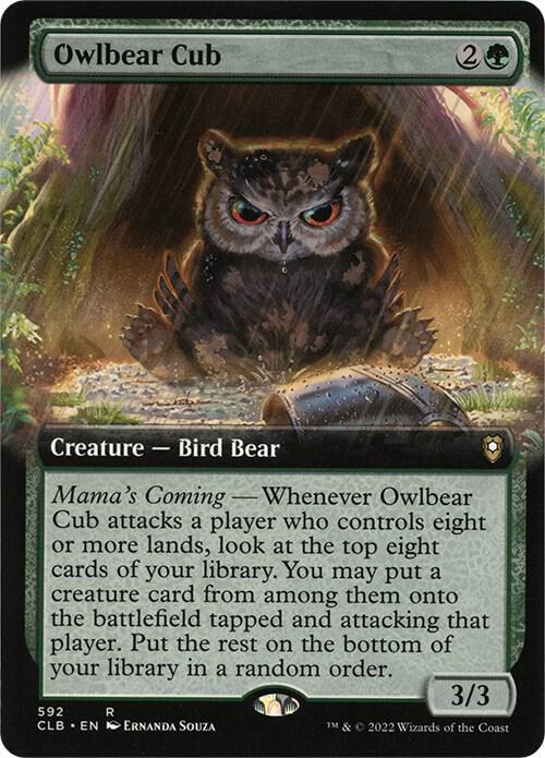 Owlbear Cub (Extended Art) - Commander Legends: Battle for Baldur's ...