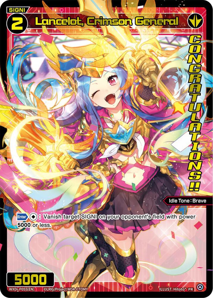 Lancelot, Crimson General (June 2022) - Promo Cards - WIXOSS ...