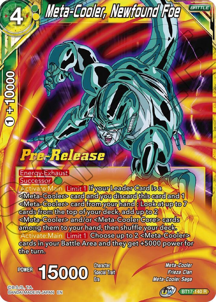 Meta-Cooler, Newfound Foe - Ultimate Squad Pre-Release Cards - Dragon ...