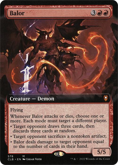 Balor (Extended Art) - Commander Legends: Battle for Baldur's Gate ...