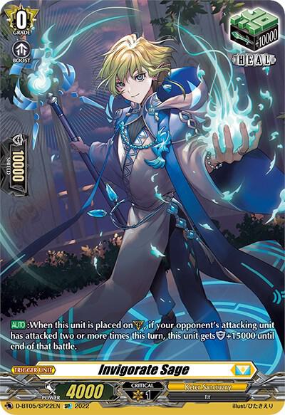 Invigorate Sage (SP) - D-BT05: Triumphant Return of the Brave Heroes - Cardfight Vanguard