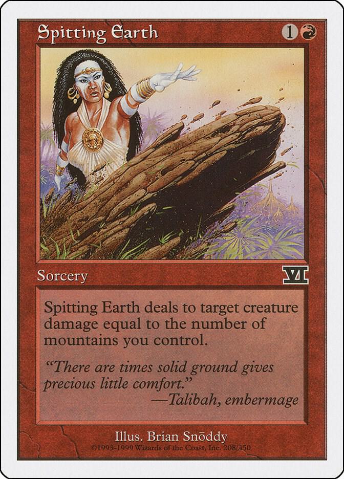 Spitting Earth - Classic Sixth Edition - Magic: The Gathering ...