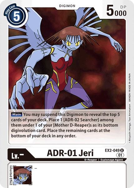 ADR-01 Jeri - Digital Hazard - Digimon Card Game - TCGplayer.com