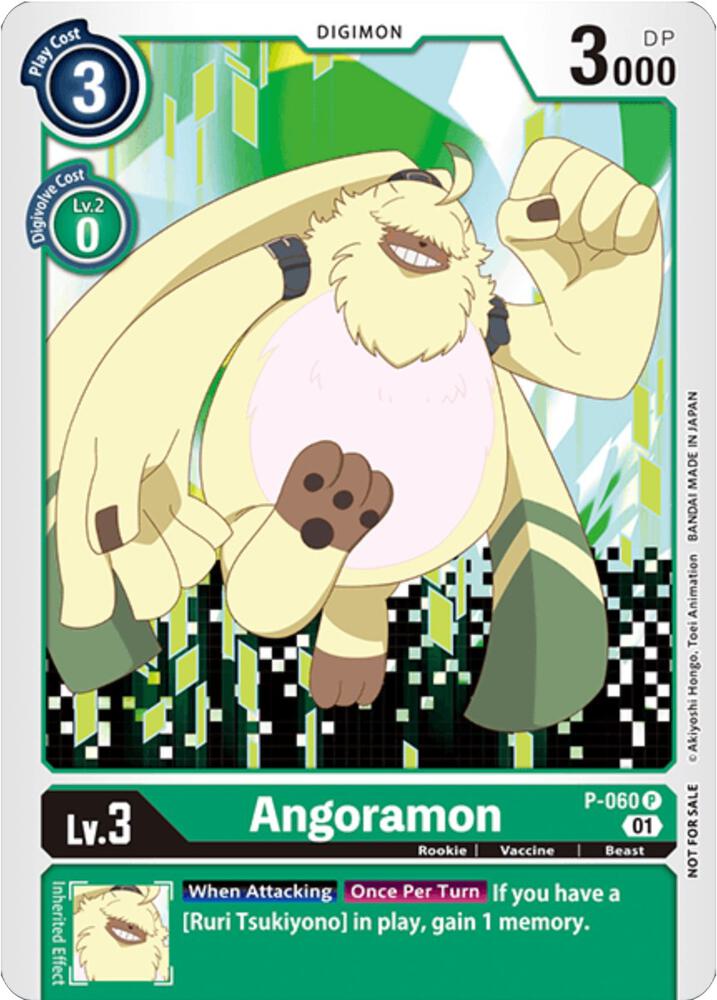 Angoramon (Official Tournament Pack Vol.5) - Digimon Promotion Cards ...