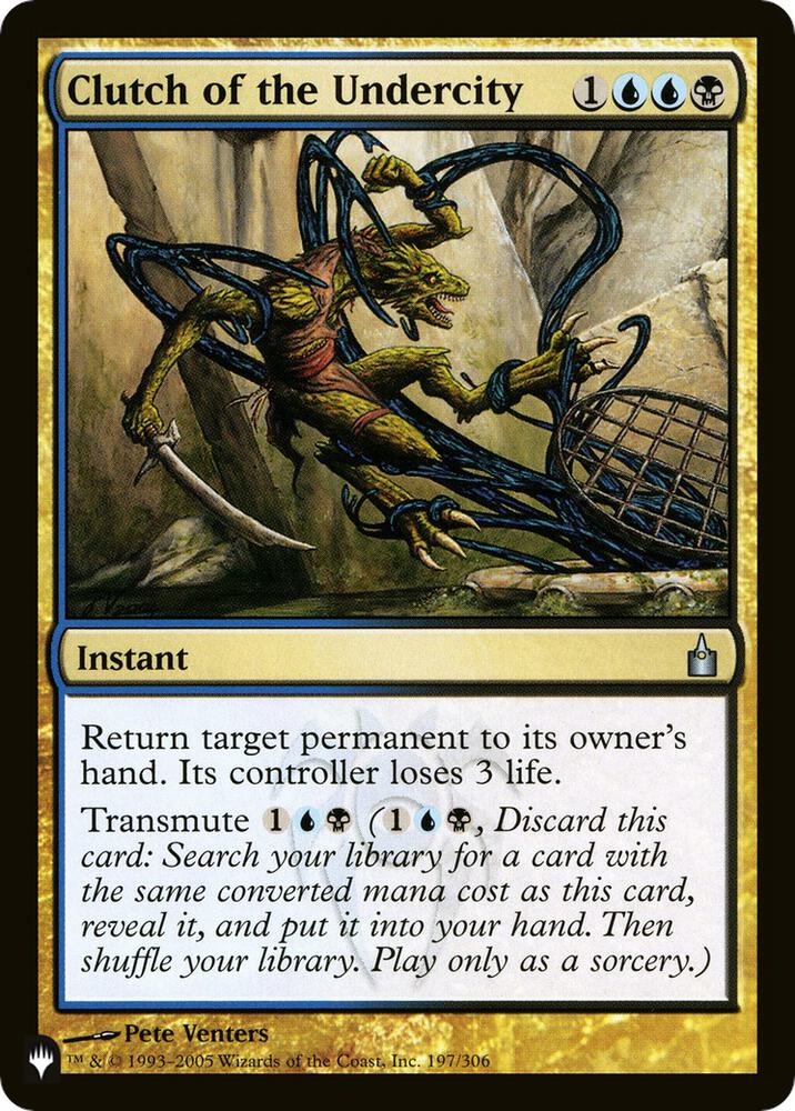 Clutch of the Undercity - The List Reprints - Magic: The Gathering ...