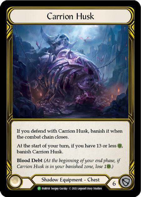 Carrion Husk (Golden) - FAB018 - Flesh and Blood: Promo Cards - Flesh ...
