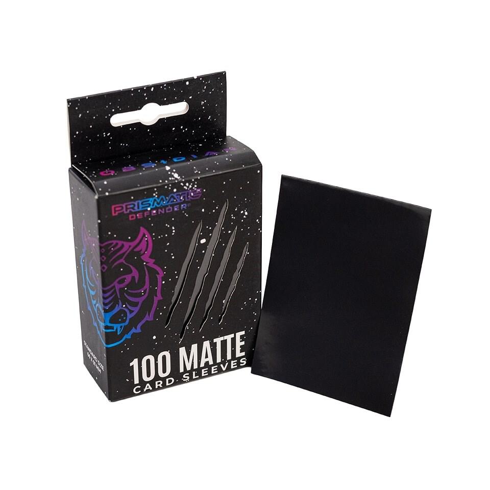 Standard Matte Sleeves - Black / Obsidian (100-Pack) - Prismatic ...