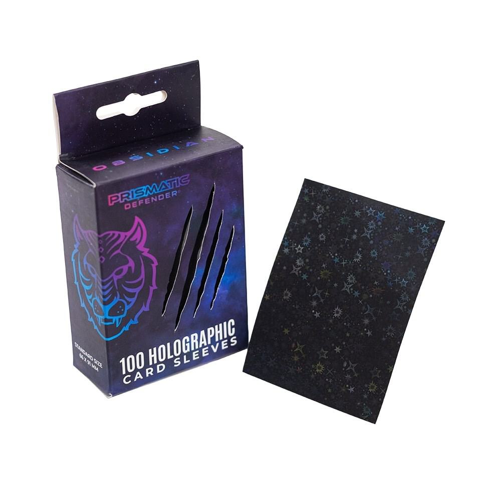 Holographic Sleeves - Black / Starfield (100-Pack) - Prismatic Defender ...