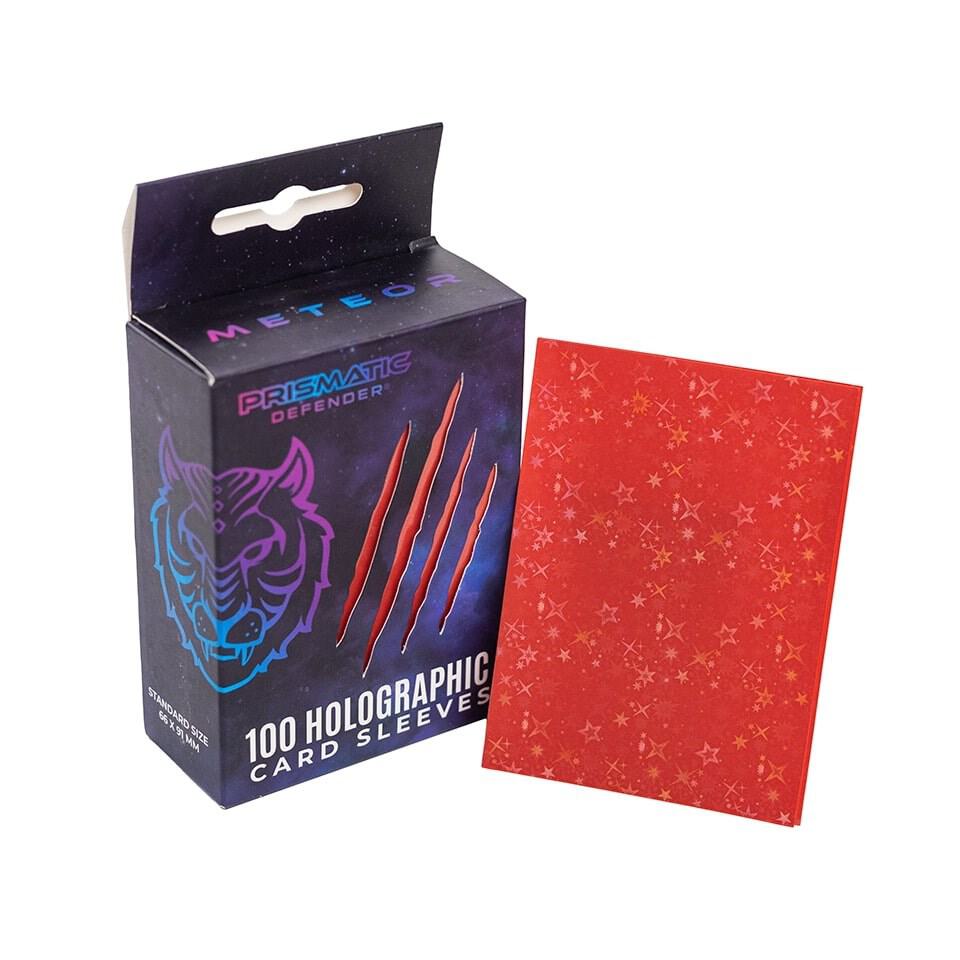 Holographic Sleeves - Red / Starfield (100-Pack) - Prismatic Defender ...
