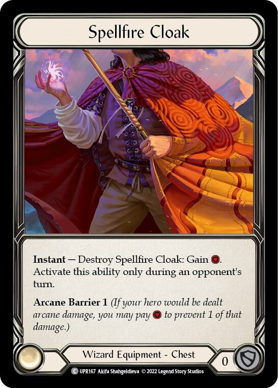 Spellfire Cloak - Uprising - Flesh and Blood TCG - TCGplayer.com