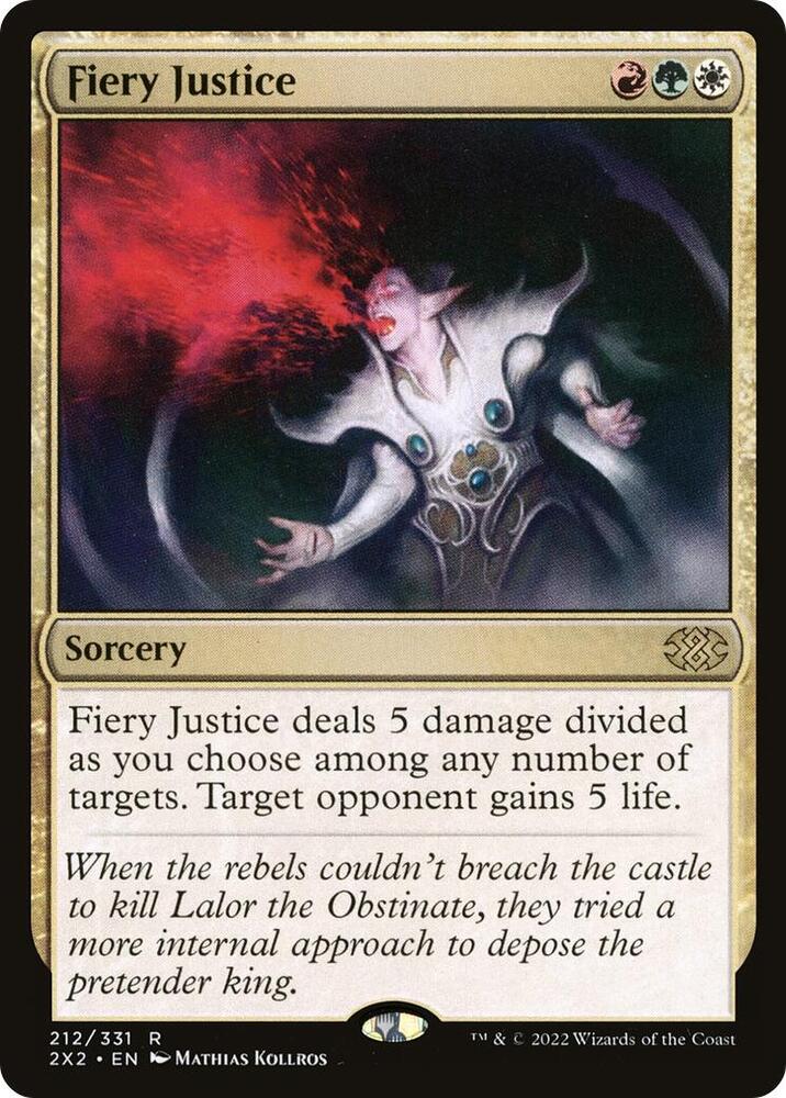 Fiery Justice - Double Masters 2022 - Magic: The Gathering - TCGplayer.com