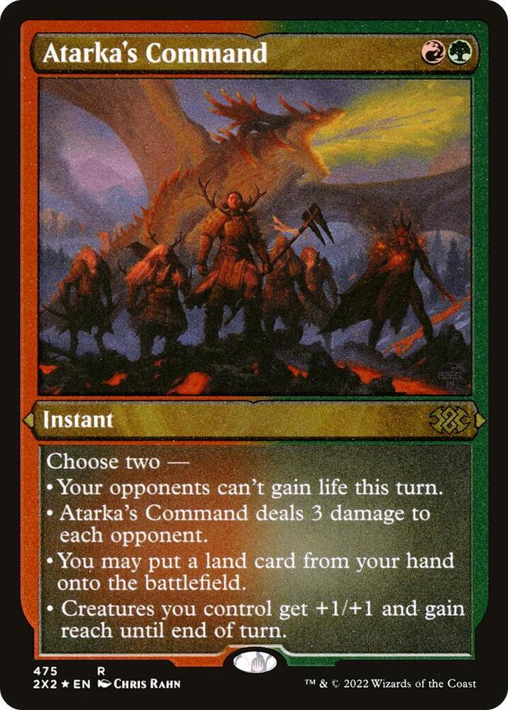 Atarka's Command (Foil Etched) - Double Masters 2022 - Magic: The ...