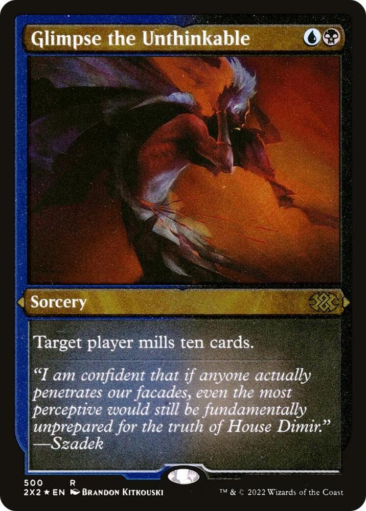 Glimpse the Unthinkable (Foil Etched) - Double Masters 2022 - Magic ...