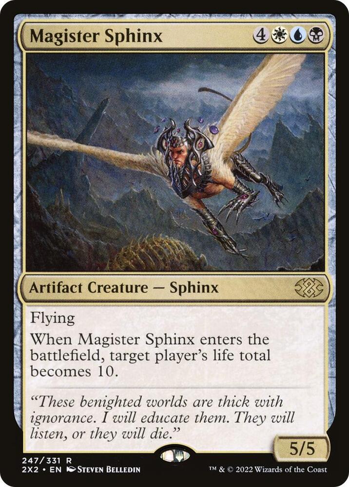 Magister Sphinx - Double Masters 2022 - Magic: The Gathering ...