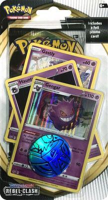 Rebel Clash Premium Checklane Blister [Gengar] - SWSH02: Rebel Clash ...