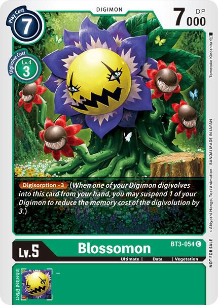Blossomon - BT3-054 (Tamer Party Vol. 5 Promo) - Release Special Booster 1.0 - Digimon Card Game