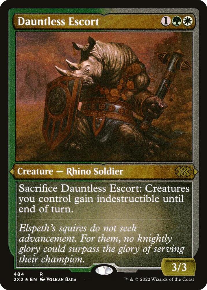 Dauntless Escort (Foil Etched) - Double Masters 2022 - Magic: The ...