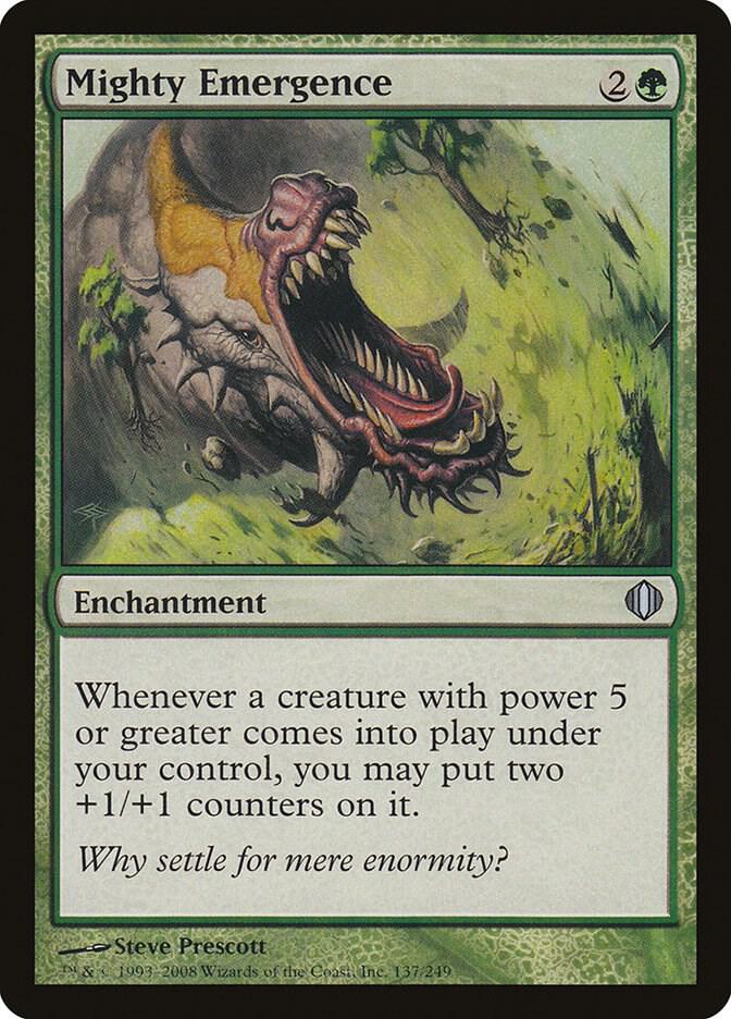 Mighty Emergence - Shards of Alara - Magic: The Gathering - TCGplayer.com