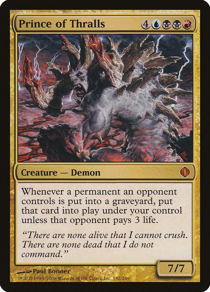 Prince of Thralls - Shards of Alara - Magic: The Gathering - TCGplayer.com