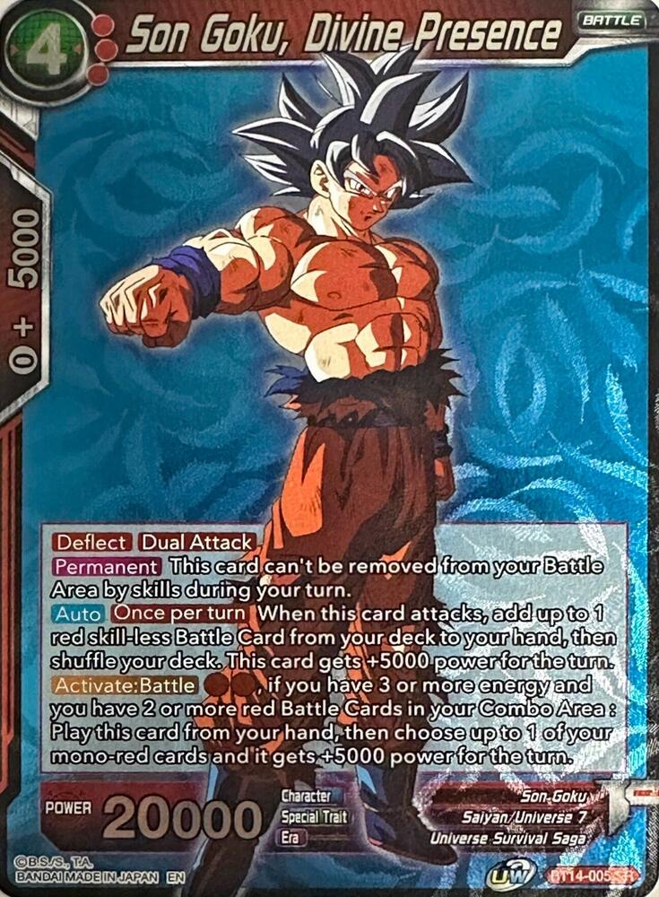 Son Goku, Divine Presence (Summer 2022 Regional Alt-Art Set ...