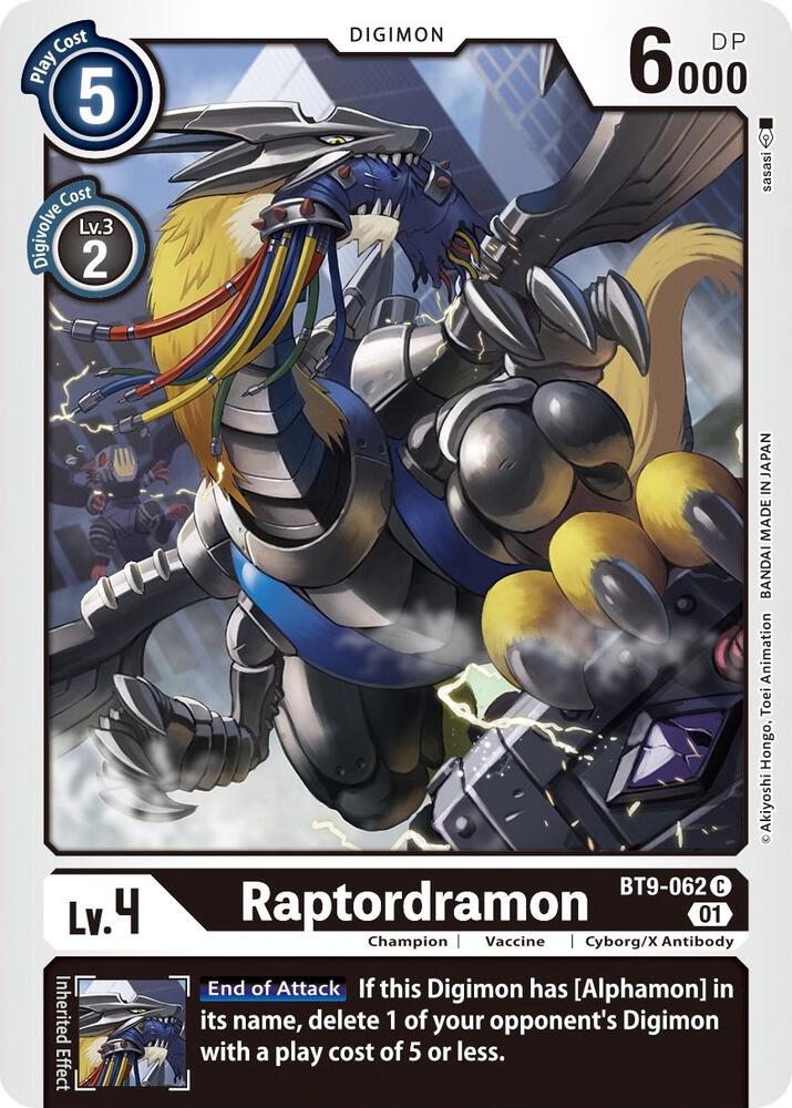 Raptordramon - X Record - Digimon Card Game - TCGplayer.com