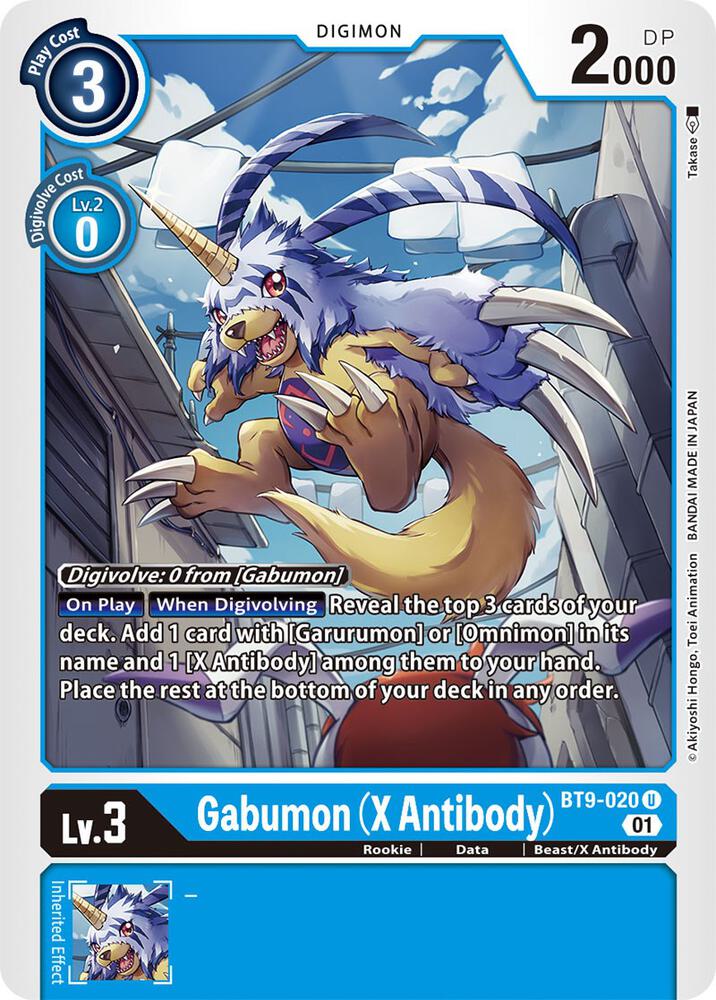 Gabumon (X Antibody) - X Record - Digimon Card Game - TCGplayer.com
