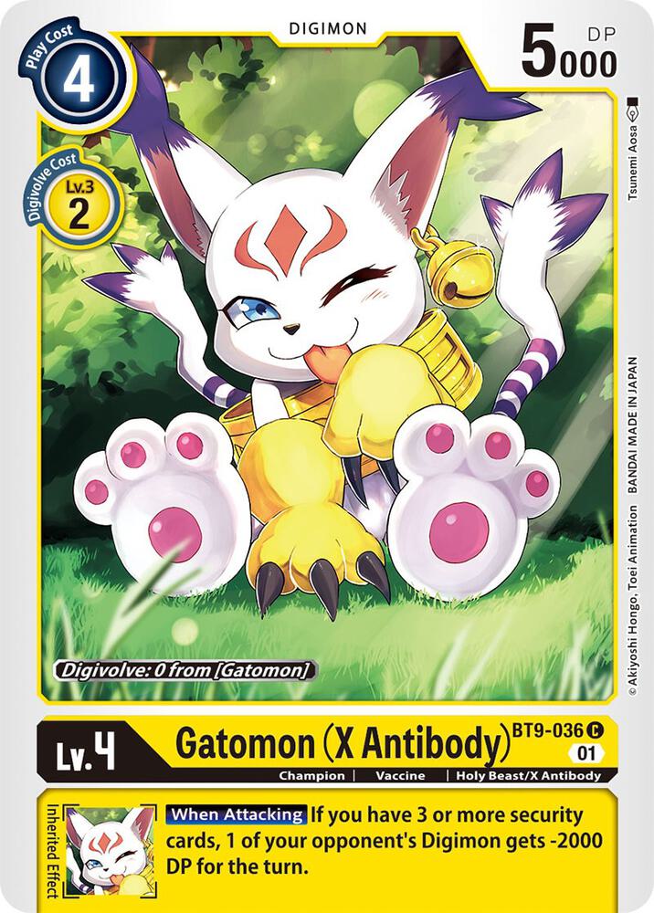 Digimon Gatomon Card