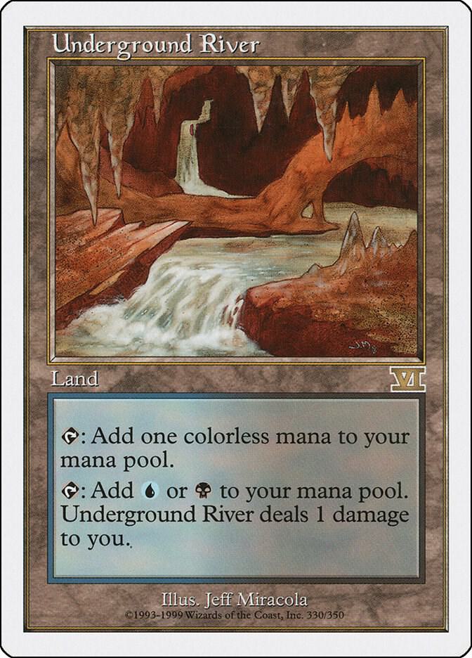 Underground River - Classic Sixth Edition - Magic: The Gathering ...
