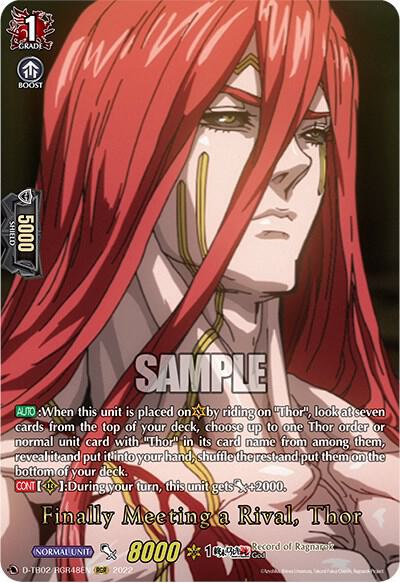 Thor (RGR) - D-TB02: Record of Ragnarok - Cardfight Vanguard