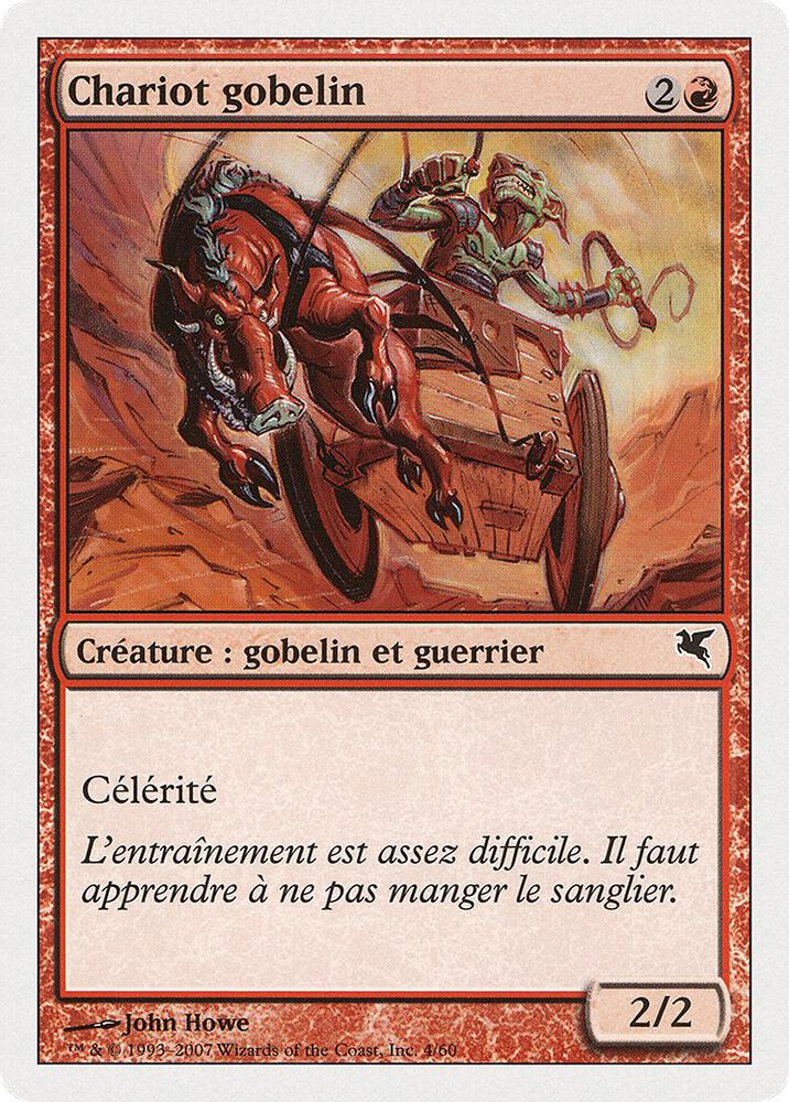 Goblin Chariot (French) - "Chariot gobelin" - Magic Encyclopedia 2005 ...