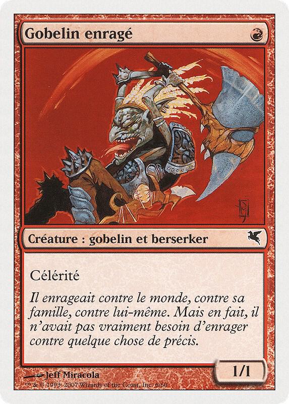 Raging Goblin (French) - "Gobelin enragé" - Magic Encyclopedia 2005 ...