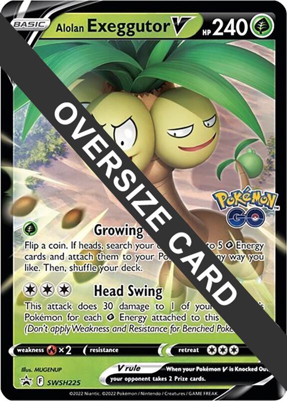 Alolan Exeggutor V - SWSH225 - Jumbo Cards - Pokemon - TCGplayer.com