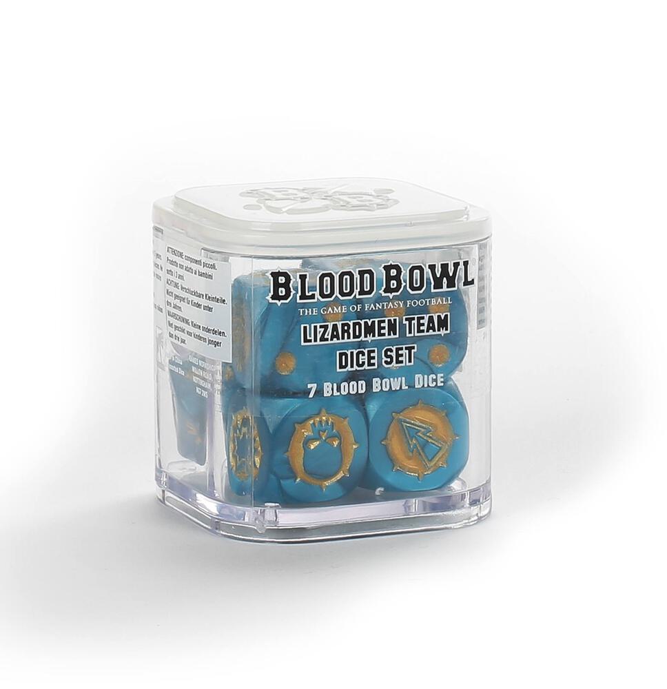 Blood Bowl: Lizardmen Team Dice Set (7-Pack) - Warhammer Game ...