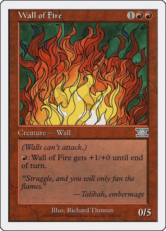 Wall of Fire - Classic Sixth Edition - Magic: The Gathering - TCGplayer.com