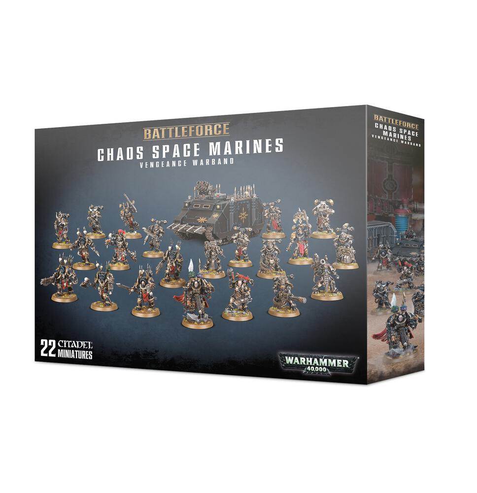 Warhammer 40k Battleforce Chaos Space Marines Vengeance Warband 0873