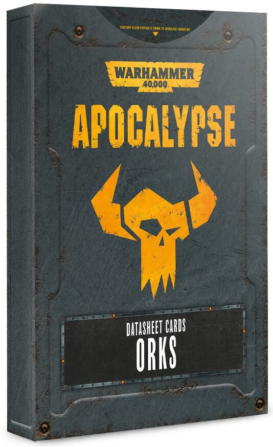 Warhammer 40K: Apocalypse Datasheet Cards - Orks - Warhammer Game ...