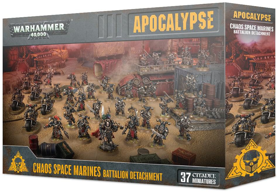 Warhammer: 40K - Apocalypse: Chaos Space Marines Battalion Detachment ...