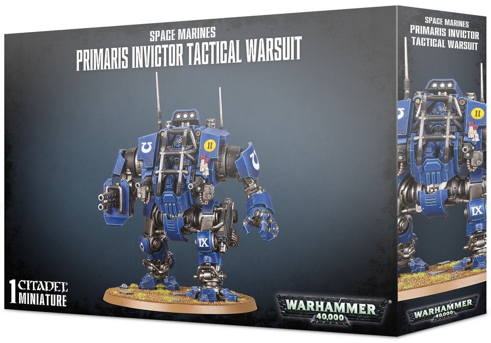 Warhammer: 40K - Space Marines Primaris Invictor Tactical Warsuit ...