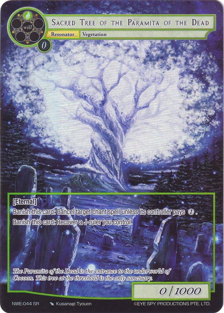 Sacred Tree of the Paramita of the Dead (Full Art) - A New World Emerges - Force of Will