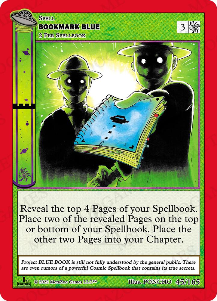 Bookmark Blue - UFO: First Edition - MetaZoo