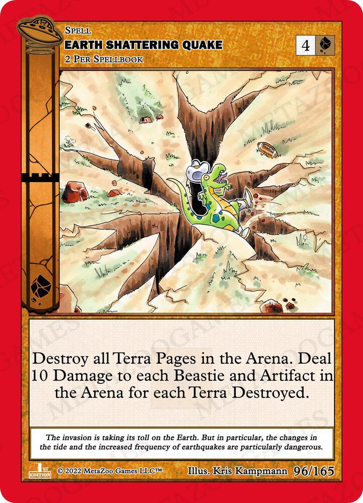 Earth Shattering Quake - UFO: First Edition - MetaZoo - TCGplayer.com