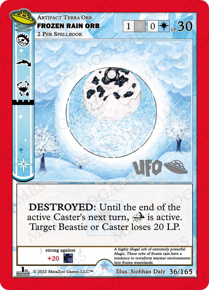 Frozen Rain Orb - UFO: First Edition Spoiler Pack - MetaZoo - TCGplayer.com