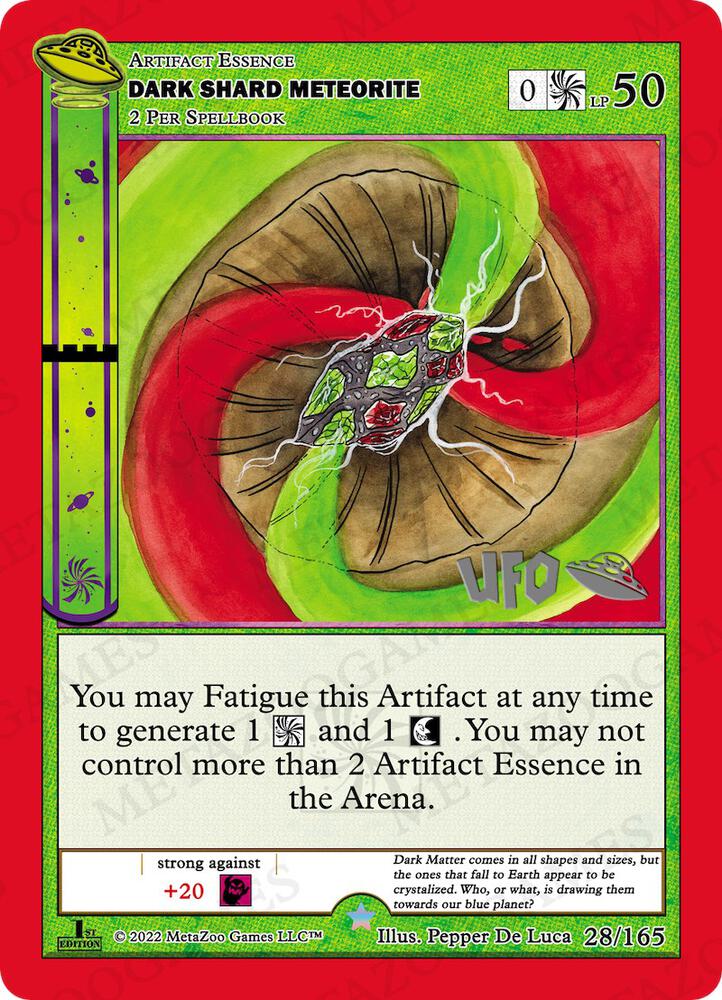 Dark Shard Meteorite - UFO: First Edition Spoiler Pack - MetaZoo ...