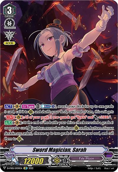 Sword Magician, Sarah (SP) - D-VS05: V Clan Collection Vol.5 - Cardfight Vanguard - TCGplayer.com