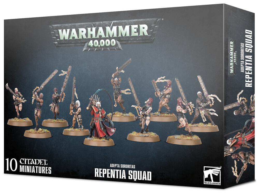 Warhammer 40K: Adepta Sororitas Repentia Squad - Warhammer Plastic Box ...