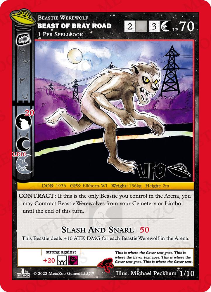 Pale Faced Lightning - Wilderness: First Edition Release Event Deck ...