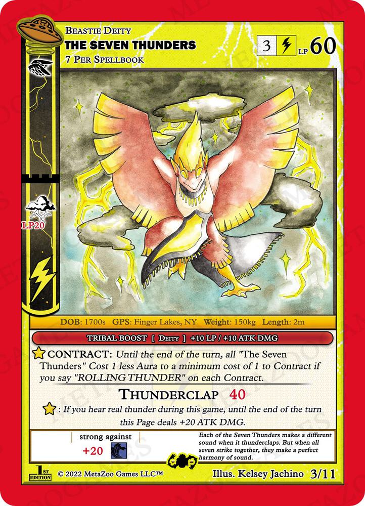 The Seven Thunders - UFO: First Edition Tribal Theme Decks - MetaZoo ...
