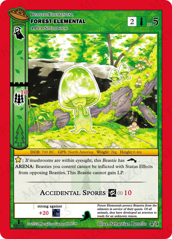 Forest Elemental - UFO: First Edition Tribal Theme Decks - MetaZoo ...