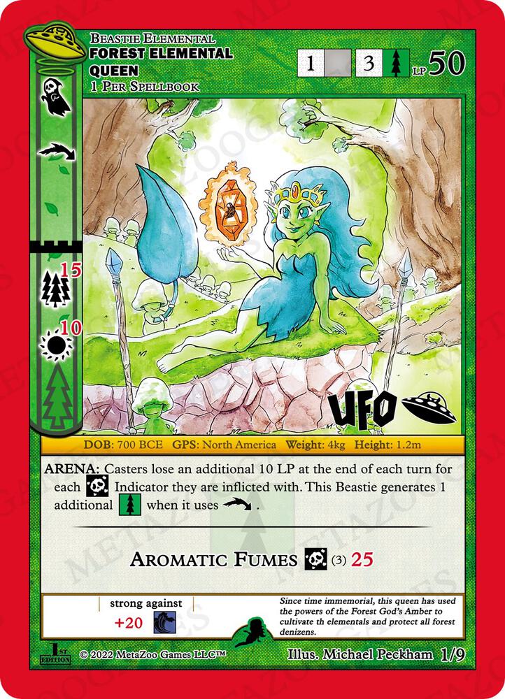Forest Elemental Queen - UFO: First Edition Tribal Theme Decks ...